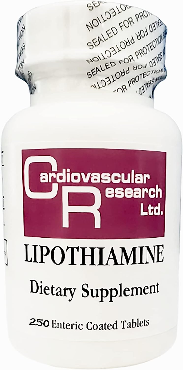 Cardiovascular Research Lipothiamine — 250 Tablets – Sullivan Vitamins ...